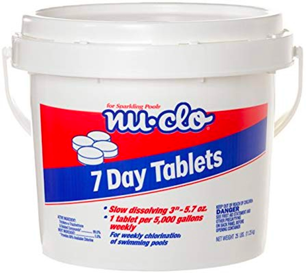 Nu-Clo 7 Day Slow Tabs 25 lbs. - Westwood Pool Company