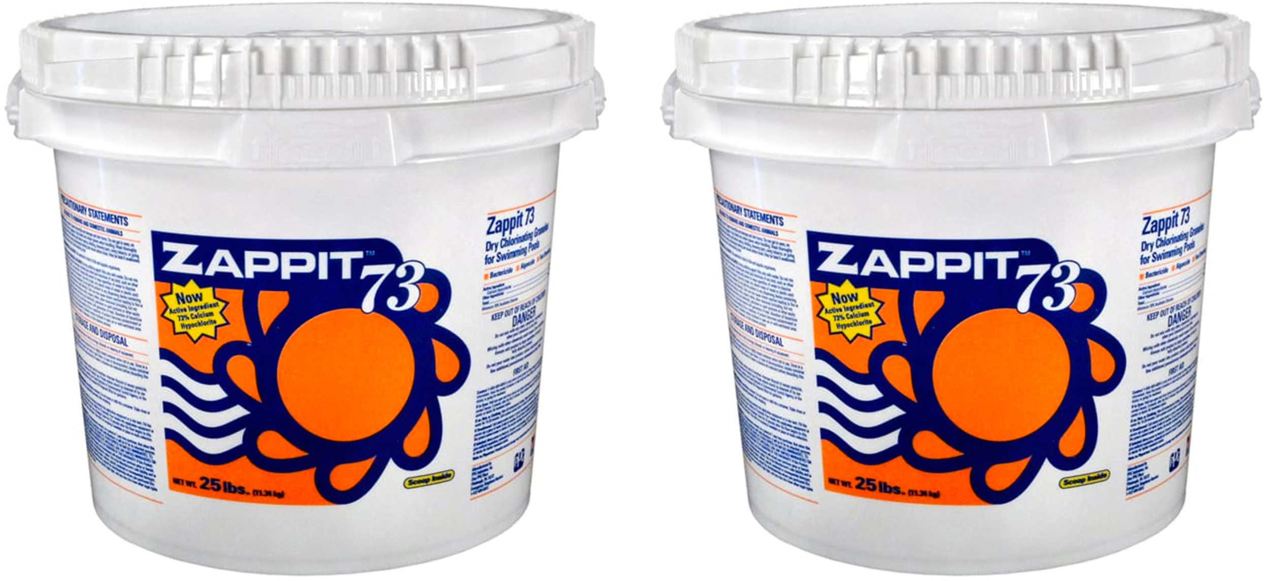 Zappit 73% Calcium Hypochlorite Shock 25 lbs. - Westwood Pool Company