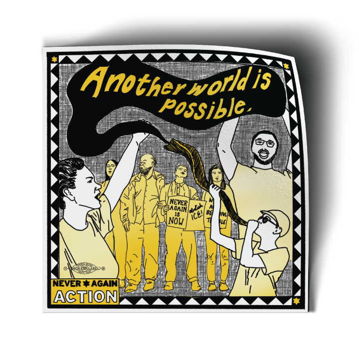 Another World (4" x 4" Vinyl Sticker -- Pack of Two!) - Never Again ...