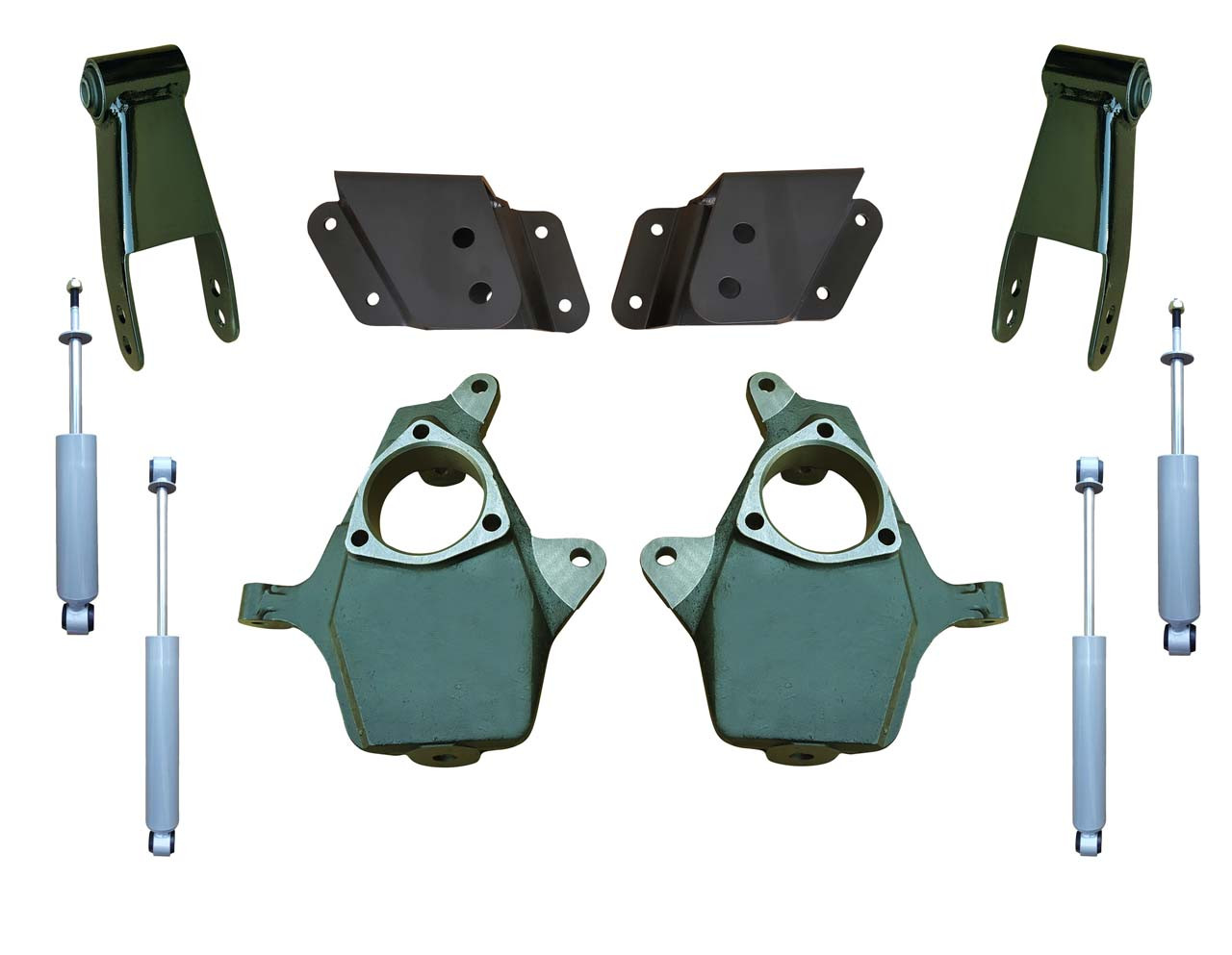 99 - 06 Silverado / Sierra 1500 2" / 4" Spindle Drop Kit ...