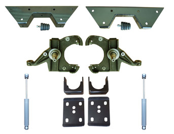 Complete 3/6 Lowering Spindles Drop Kit for Chevy C10 GMC C15 Trucks ...