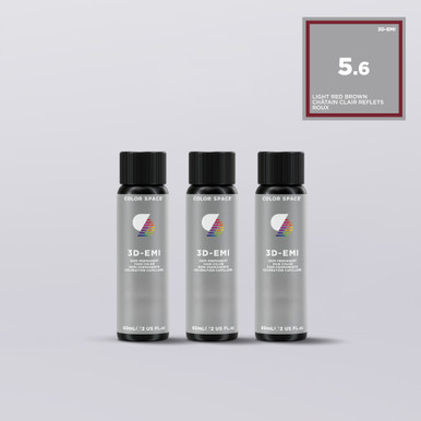 5.6 3D-EMI Light Red Brown Kit Box 3x60ml - Collective Beauty Brands