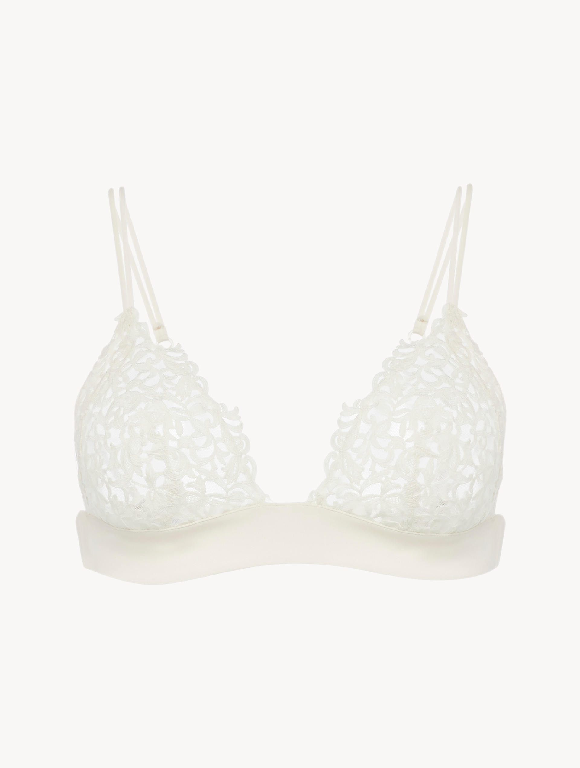 White lace triangle bra - La Perla - Russia