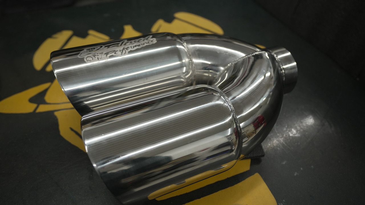 Dual Exit Exhaust Tip Universal | Blessed Performance