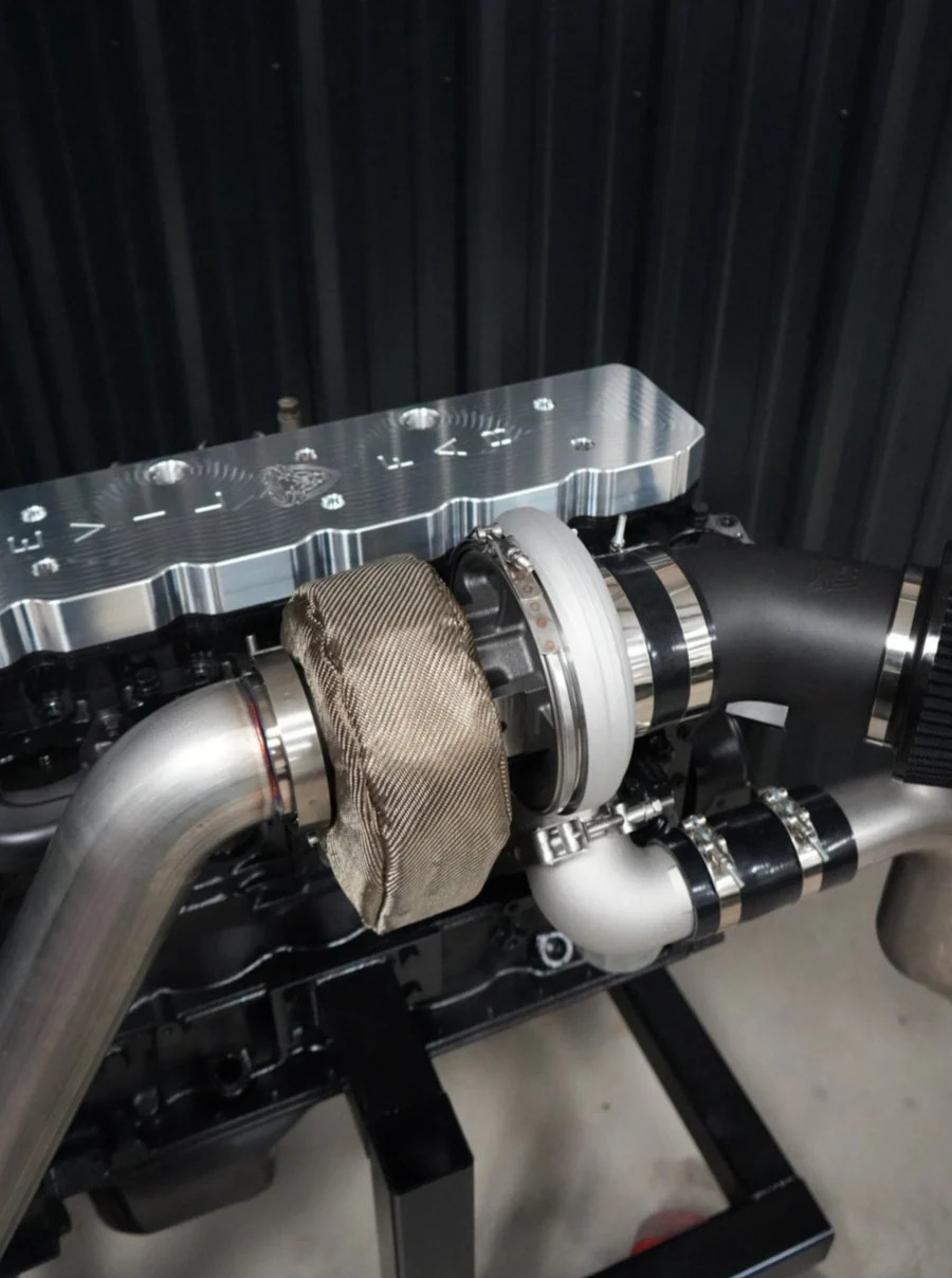 EvilFab Cummins Street Series Low Mount S400 Single Turbo Kit 1994-2024 ...