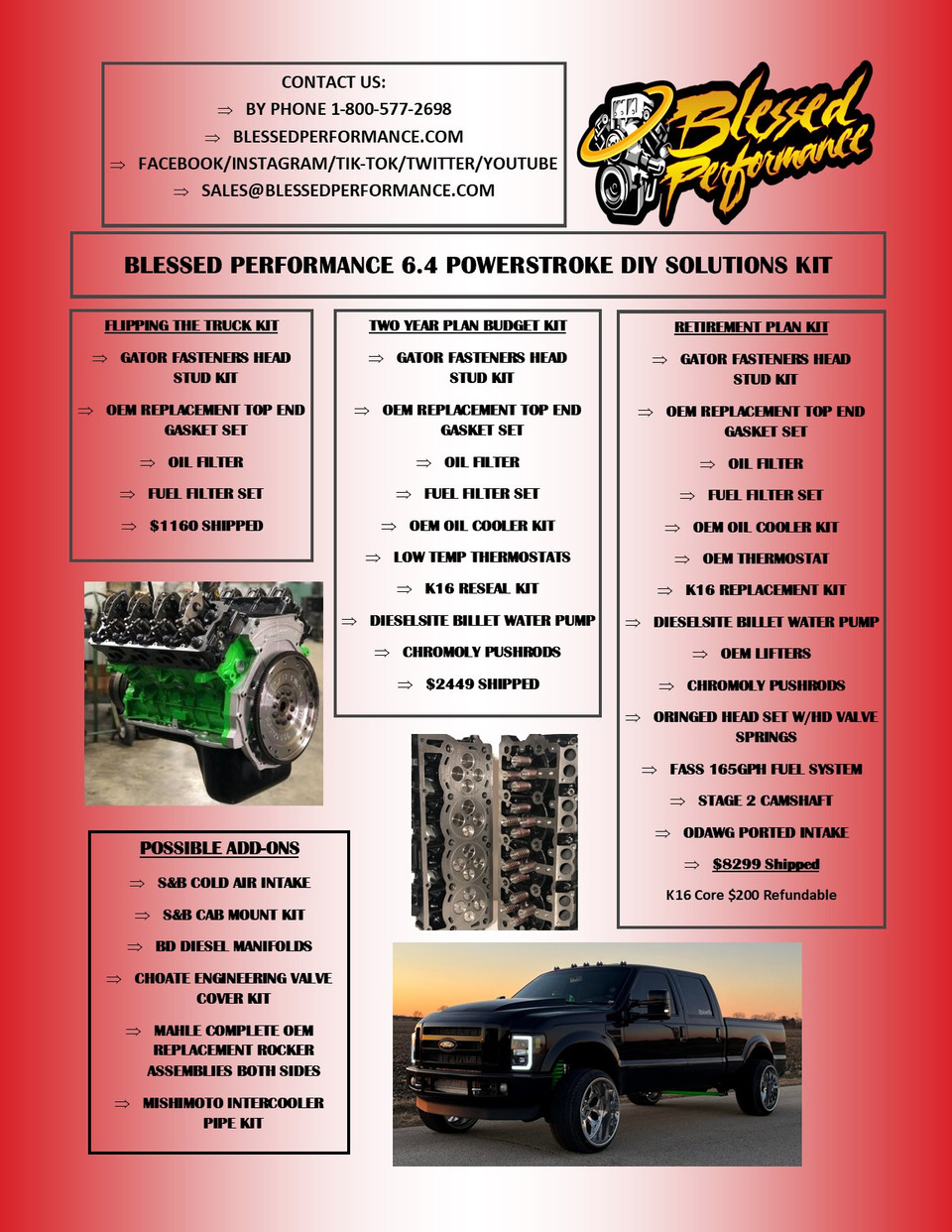 6.4L Blessed Performance Packs|blessedperformance.com