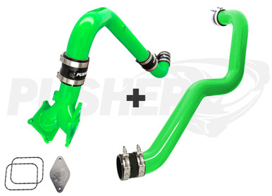 Pusher SuperMax Intake System & Pusher Max 3" Driver-side Charge Tube ...