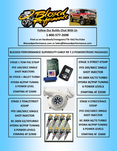 Blessed Performance Early 99 7.3L Powerstroke Superduty Performance ...