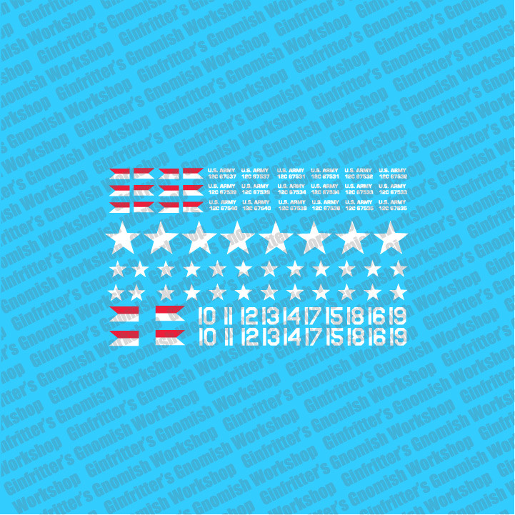 Decals / Waterslide Transfers - 15mm WWII Decals - Ginfritter's Gnomish ...