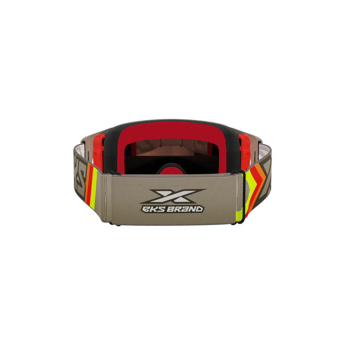 Lucid Goggle Black And Tan - Red Mirror Lens - MotoPro Graphics