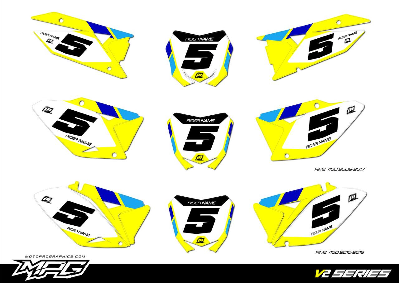 Suzuki Number plates V2 | Motopro Graphics