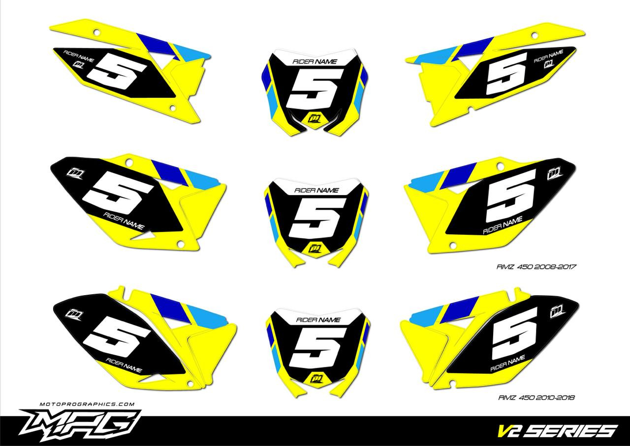 Suzuki Number plates V2 | Motopro Graphics