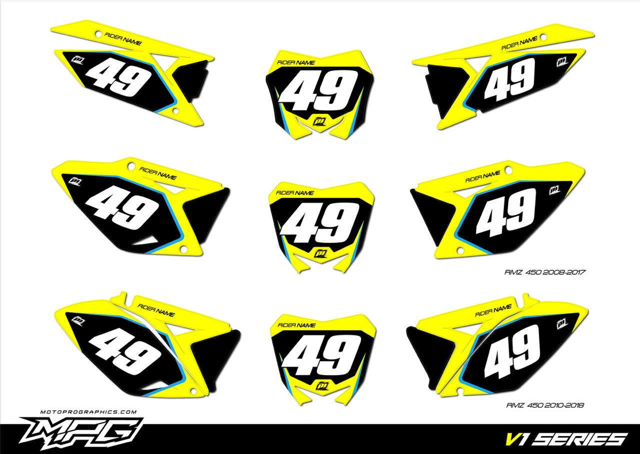 Suzuki Number plates V1 | Motopro Graphics