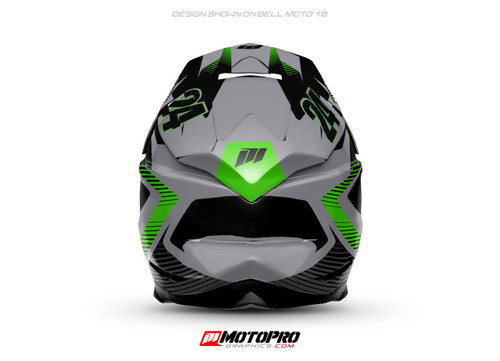 Custom Helmet Wrap D2 | Motopro Graphics