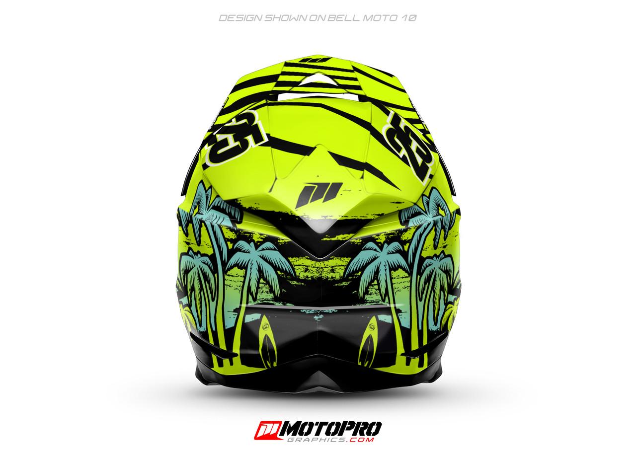 Custom Helmet Wrap D5 | Motopro Graphics