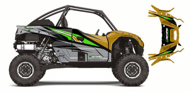 Kawasaki KRX1000 Side by Side Graphics Kit - ELUSIVE Series - Free ...