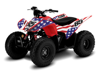 Custom Honda TRX 90 USA Series Graphics | Motopro Graphics