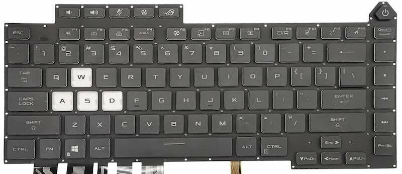 Asus Rog Strix Replacement Laptop Keyboard Keys for g15 , g17, g531gt