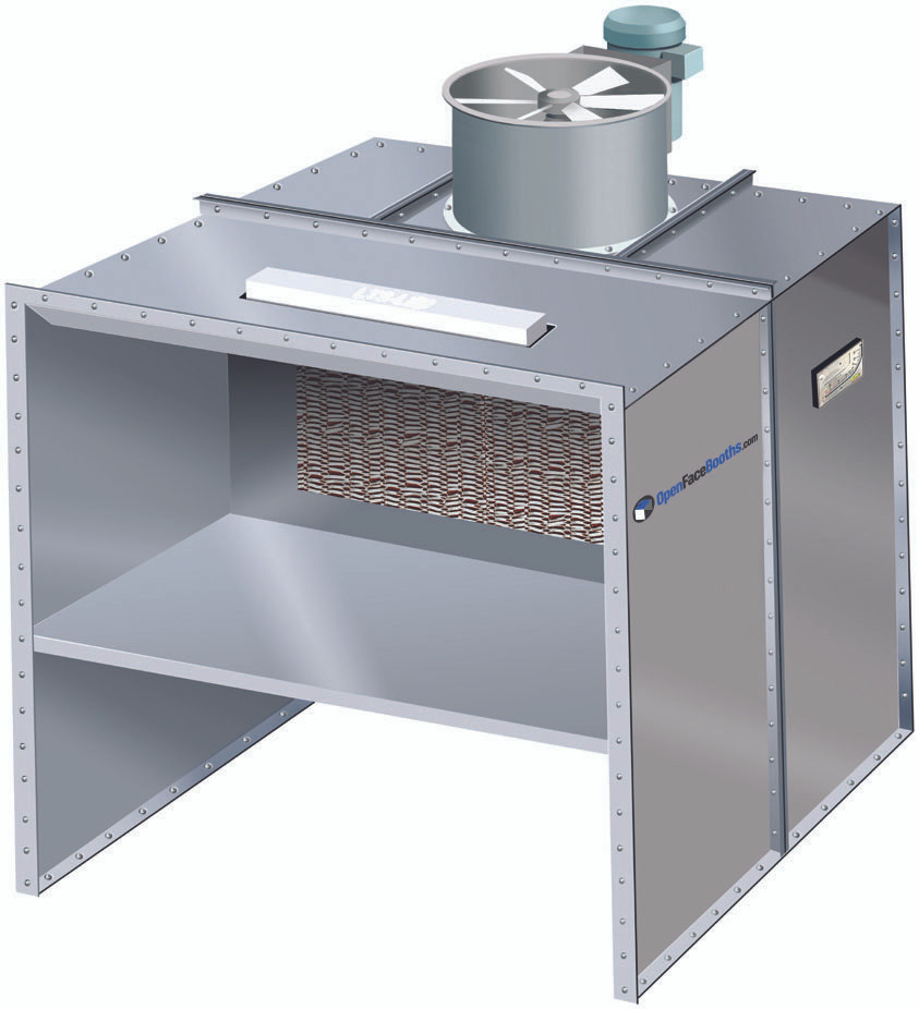 Open Front Bench Booths - Open Face Booths