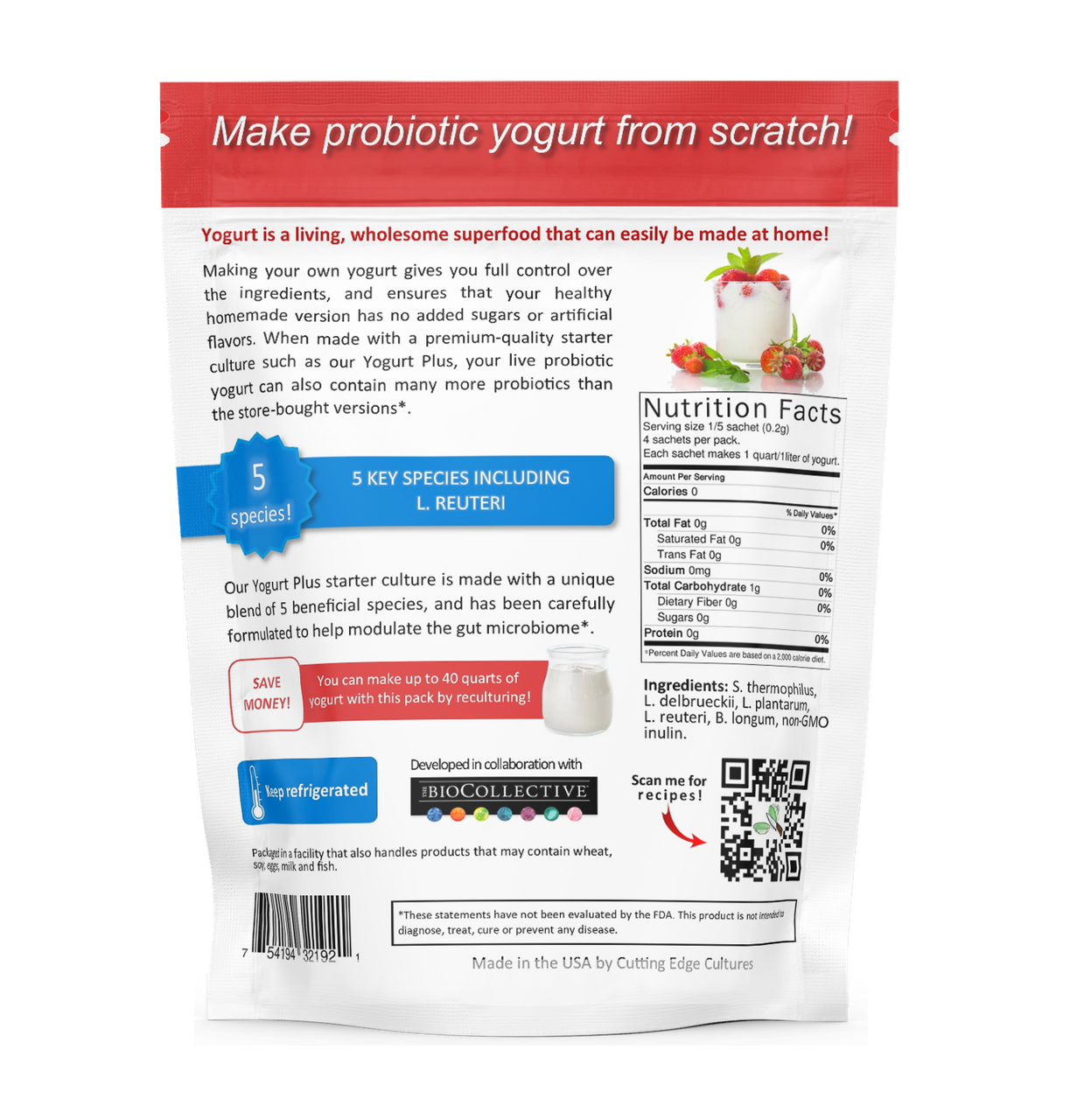 Yogurt Plus starter