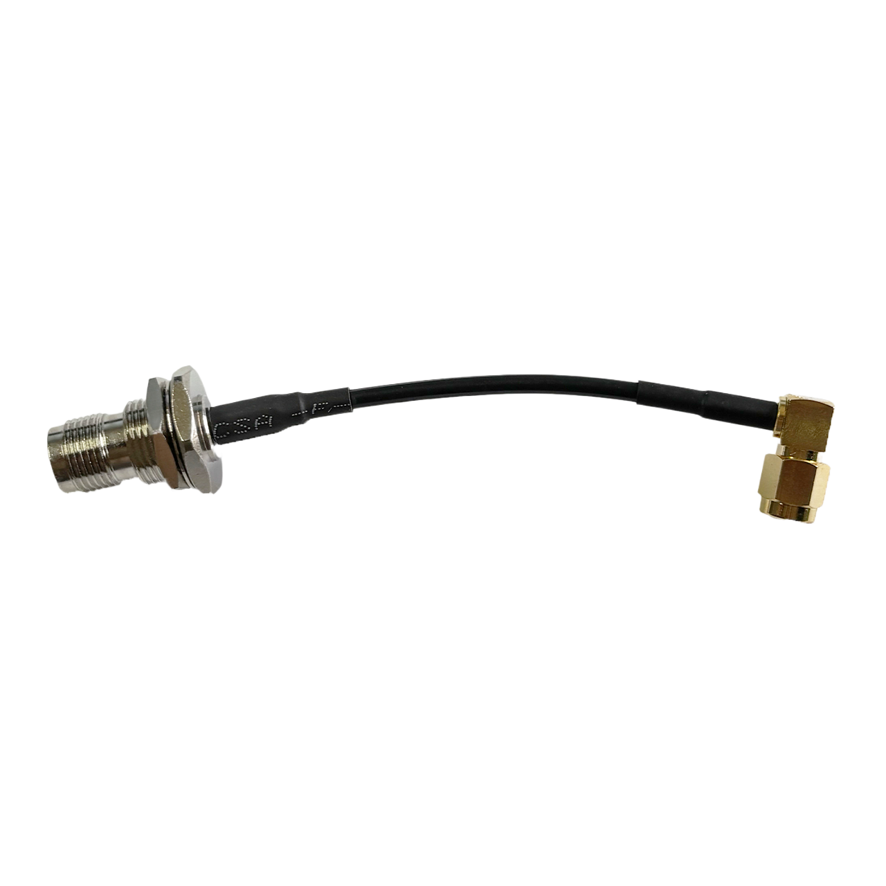 TNC Female to SMA Male Right Angle Cable 3 inch Adapter