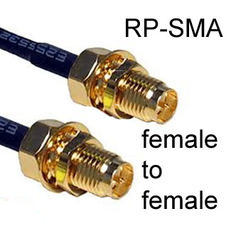 RP-SMA Female to RP-SMA Female Cables & Adapters