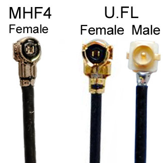 MHF4 to U.FL Cable: 2-inch 4-in 6-in 8" 10" 1FT 14-in 16-in 32-in Adapter