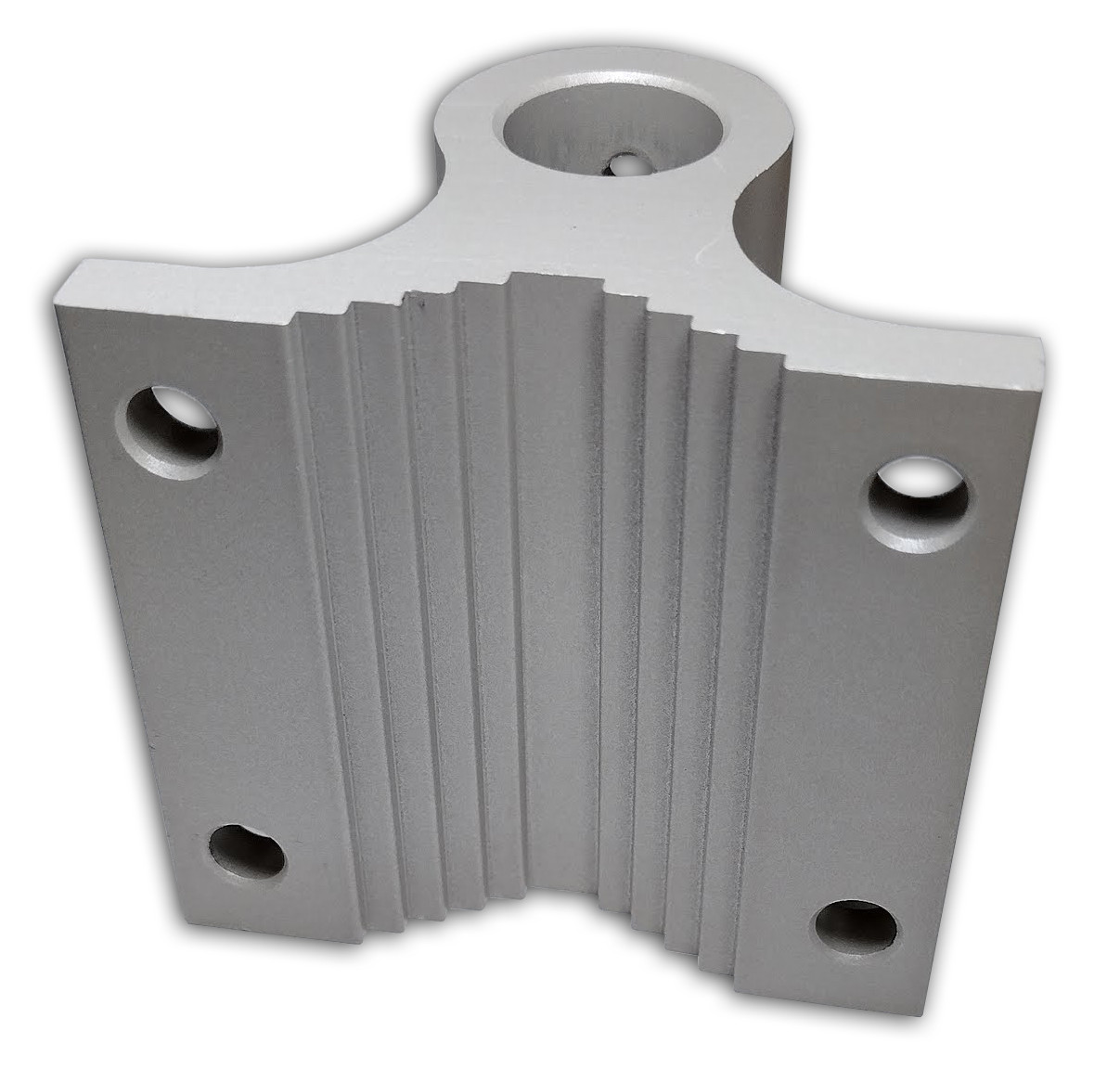 Fiberglass Antenna Pole-Mount Bracket w/ U-Bolts