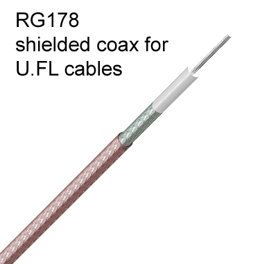U.FL Cables Coax Types Compared: 1.13mm, 1.32mm, 1.37mm, RG174, RG178 ...