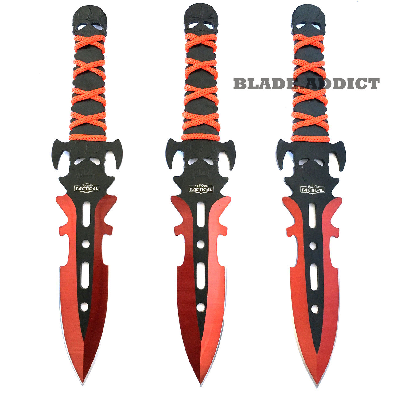 6 PC Red Slayer Tactical Set - MEGAKNIFE