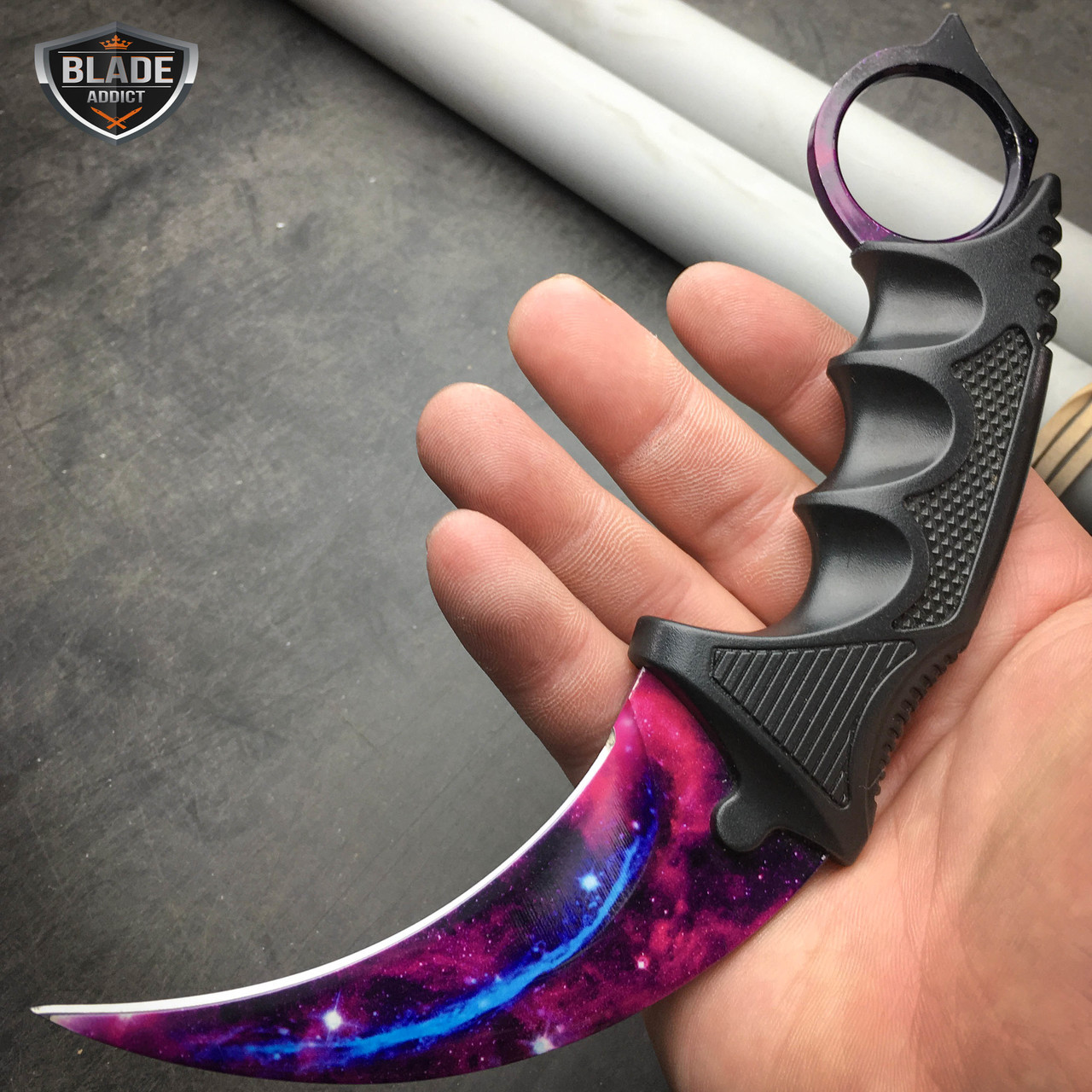 ***Limited Edition Tactical Fixed Blade Karambit - Galaxy Black ...