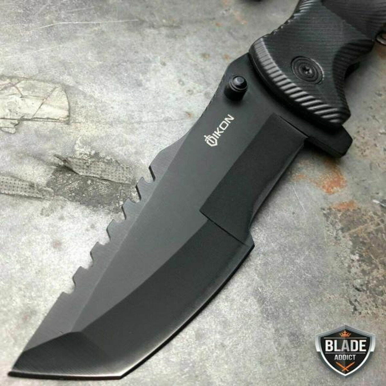 10" HUGE CLEAVER BALL BEARING Assisted Folding Open Pocket Razor Knife ...