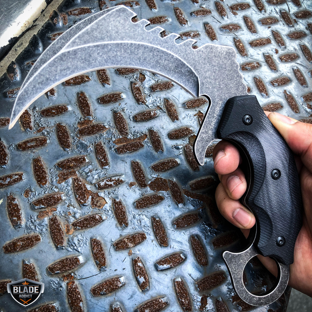 Raptor Claw Tactical Auto Karambit Dual Action OTF Knife - MEGAKNIFE