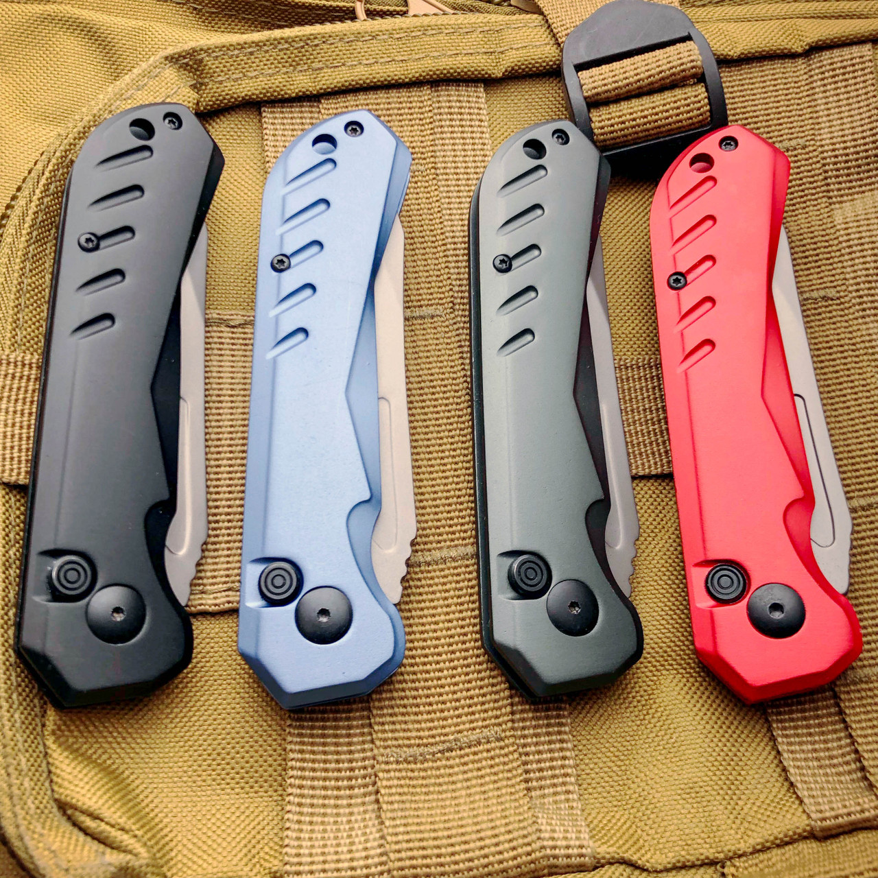 Automatic Tactical Switch Blade Comb Pocket Knife - MEGAKNIFE