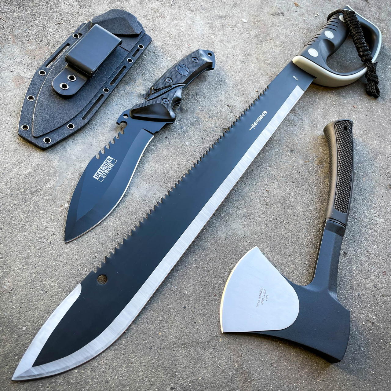 3 PIECE SURVIVAL SET - MEGAKNIFE