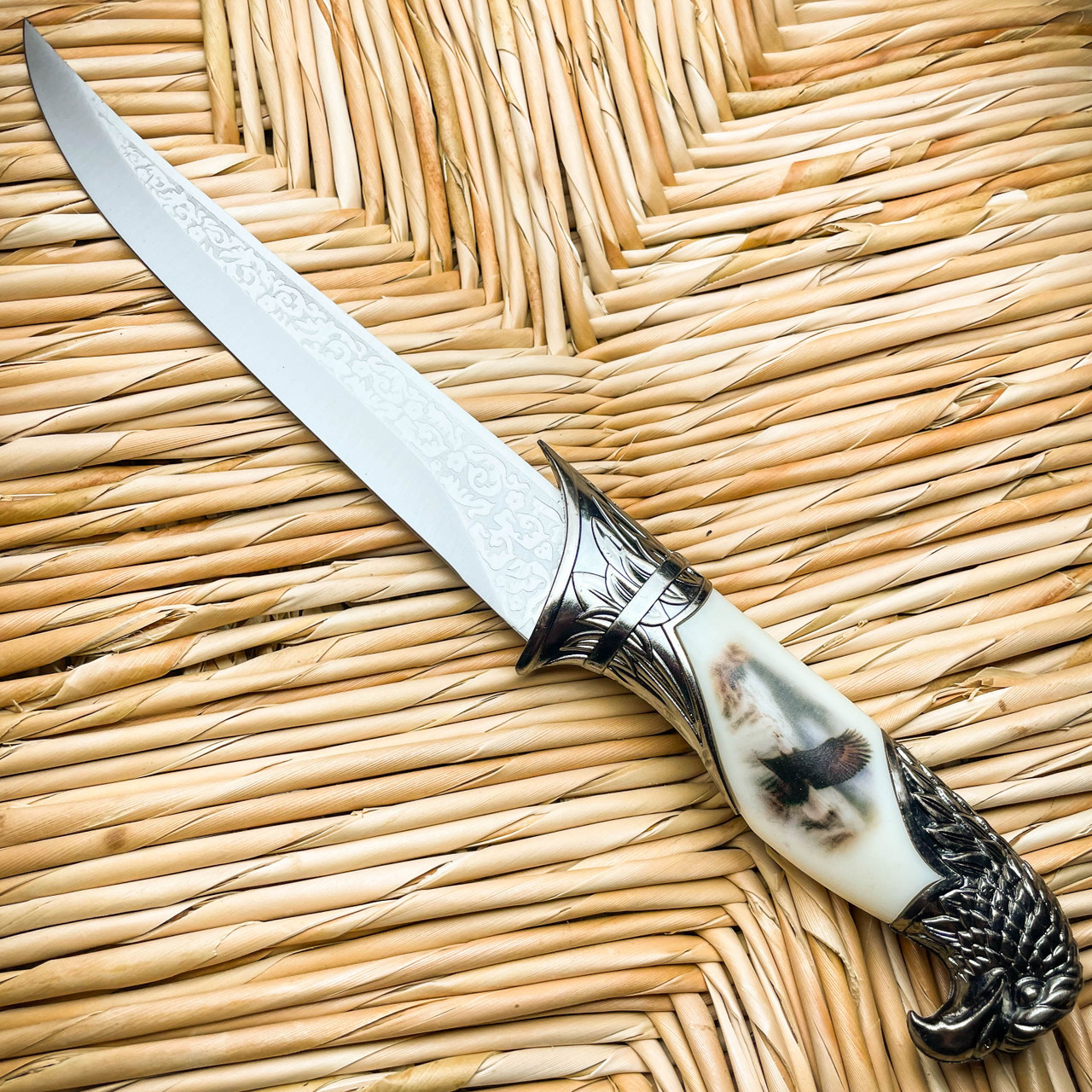 10" Fantasy Dragon Fixed Blade Knife Dagger Medieval Letter Opener w ...