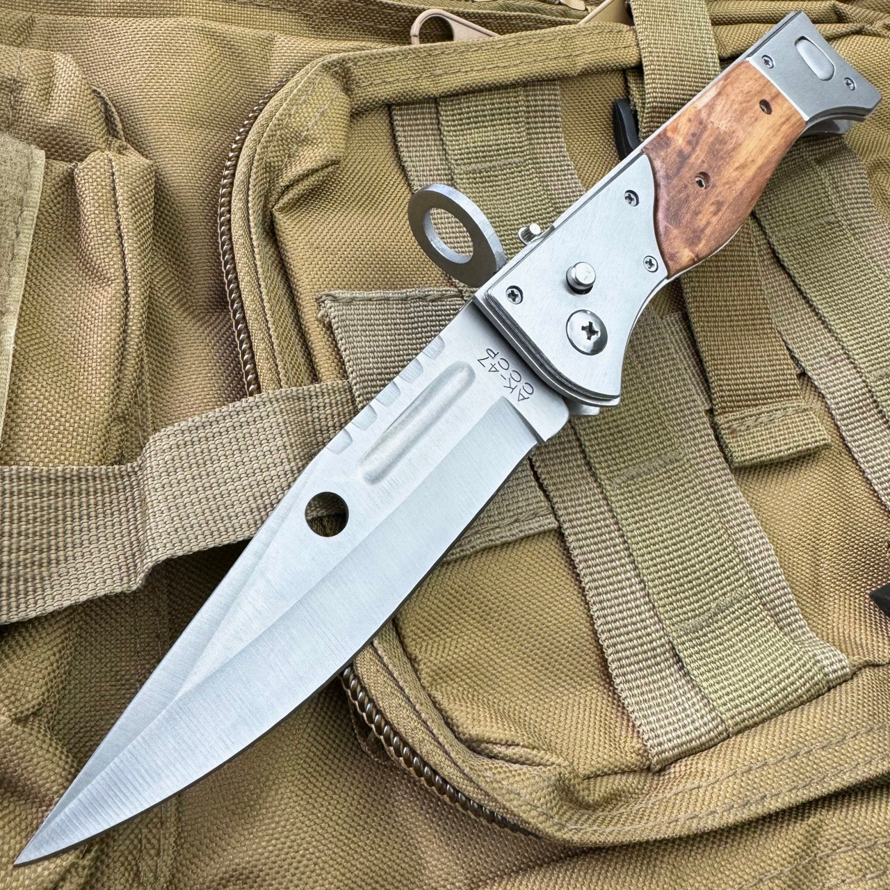 Automatic Tactical Switch Blade Comb Pocket Knife - MEGAKNIFE