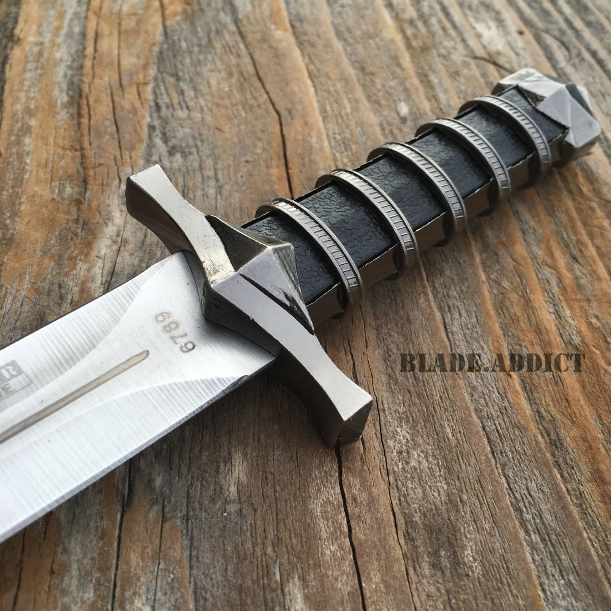 11" Dark Assassin Stainless Steel Medieval Short Sword Dagger w/ Sheath ...