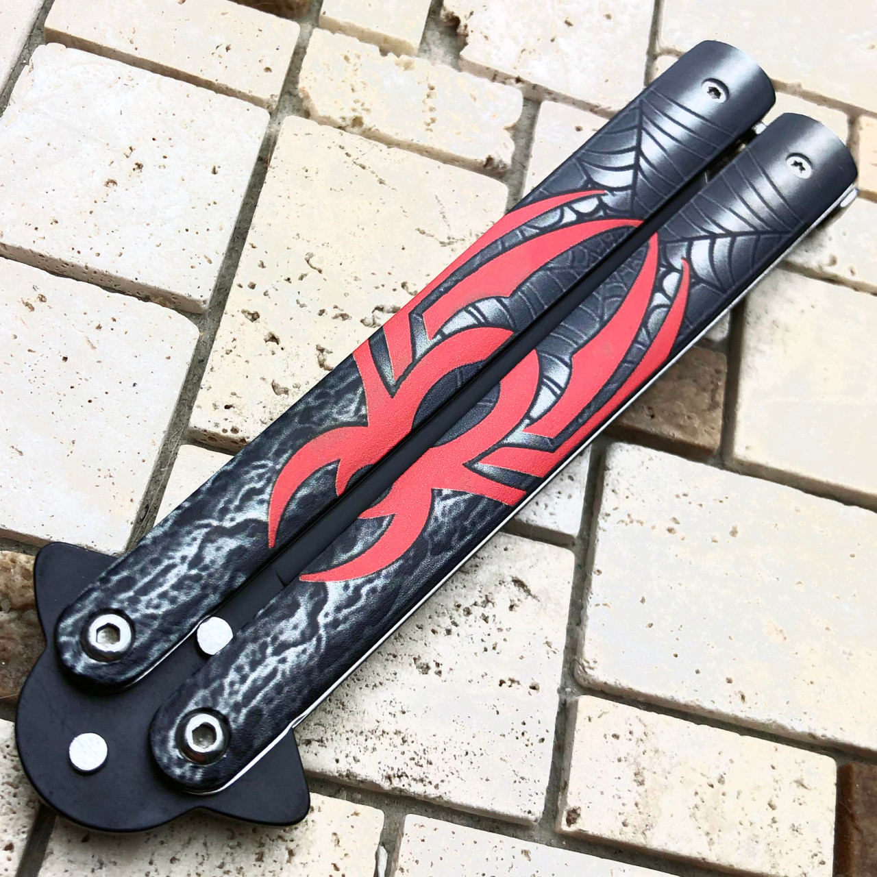 Spider Balisong Butterfly Knife - MEGAKNIFE