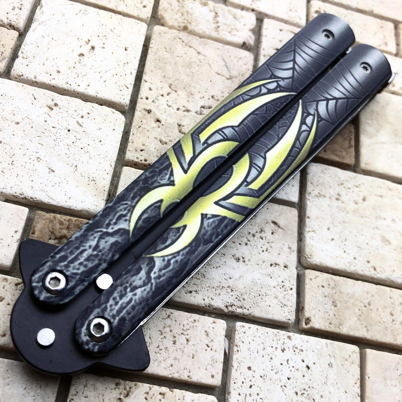 Spider Balisong Butterfly Knife - MEGAKNIFE