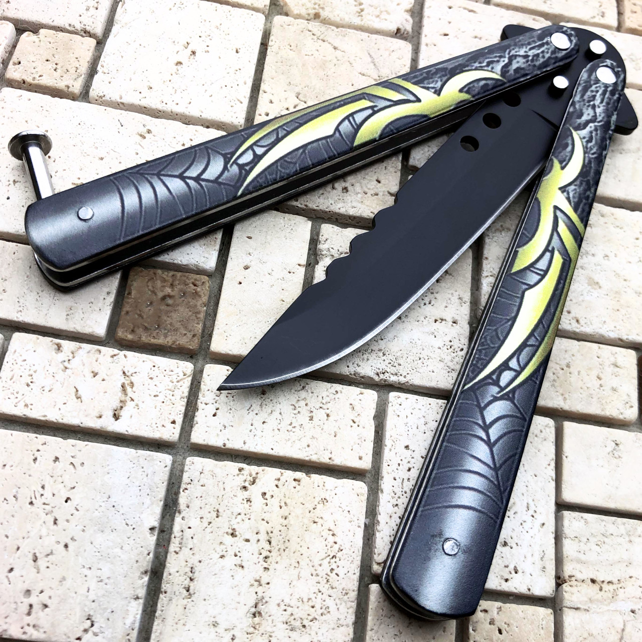 Spider Balisong Butterfly Knife - MEGAKNIFE