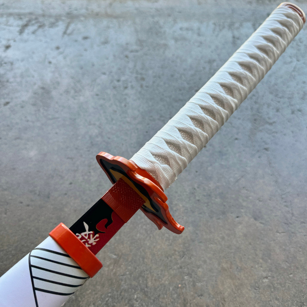 Anime Rengoku Nichirin Katana Samurai Sword - MEGAKNIFE