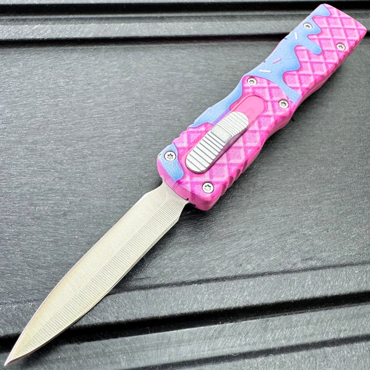 Mini OTF - Sprinkle Or Waffle Design - MEGAKNIFE