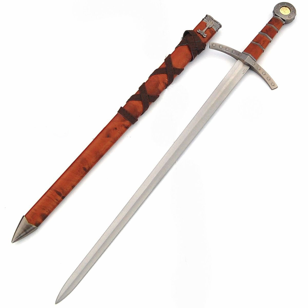 LOTR Medieval Crusader Sword FANTASY Blade - MEGAKNIFE