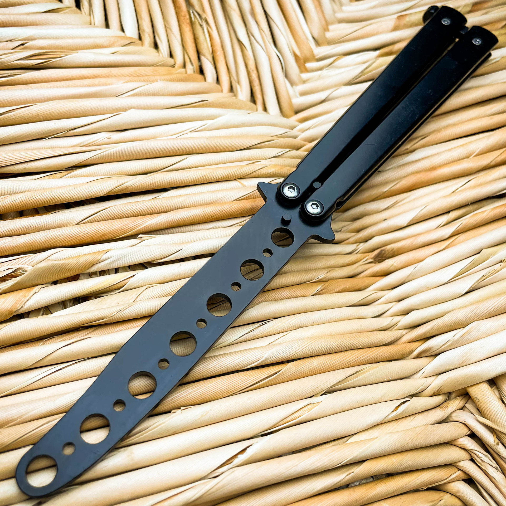 Butterfly Balisong Trainer Knife Training Dull Tool Stainless Metal ...