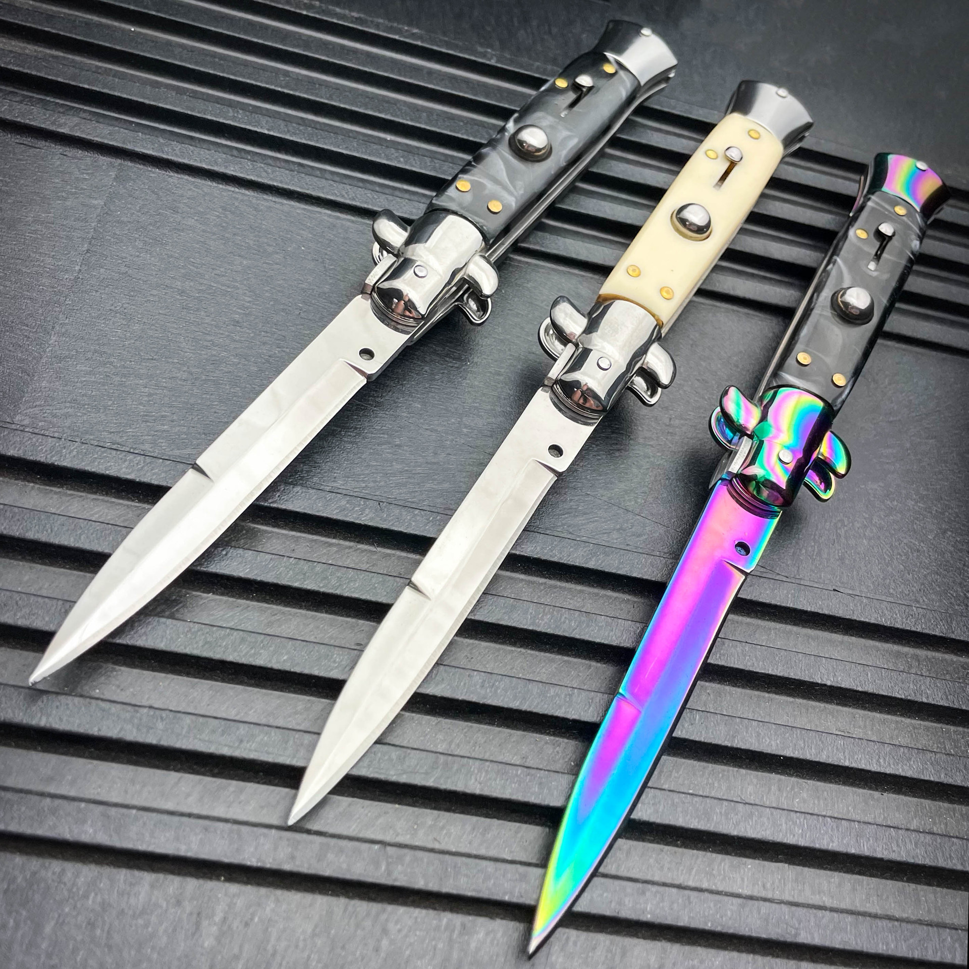 Classic Gentleman Italian Stiletto OTF - MEGAKNIFE