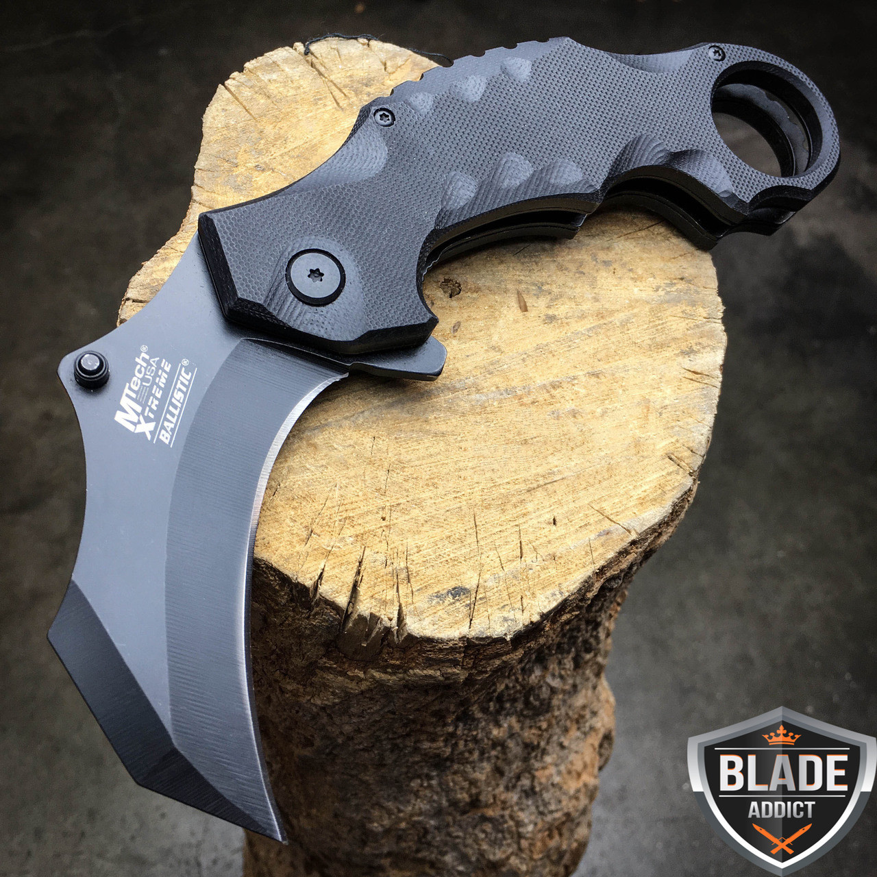Raptor Claw Tactical Auto Karambit Dual Action OTF Knife - MEGAKNIFE