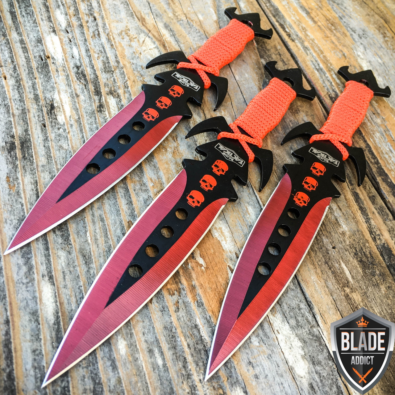 6 PC Red Slayer Tactical Set - MEGAKNIFE