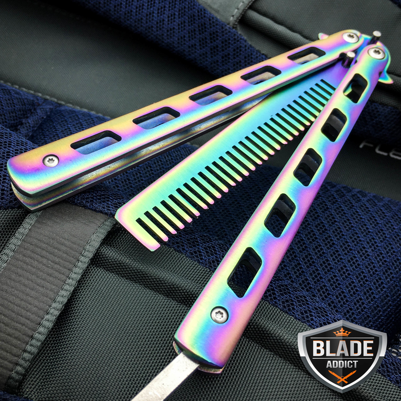Butterfly Balisong Trainer Knife Training Dull Tool Stainless Metal ...