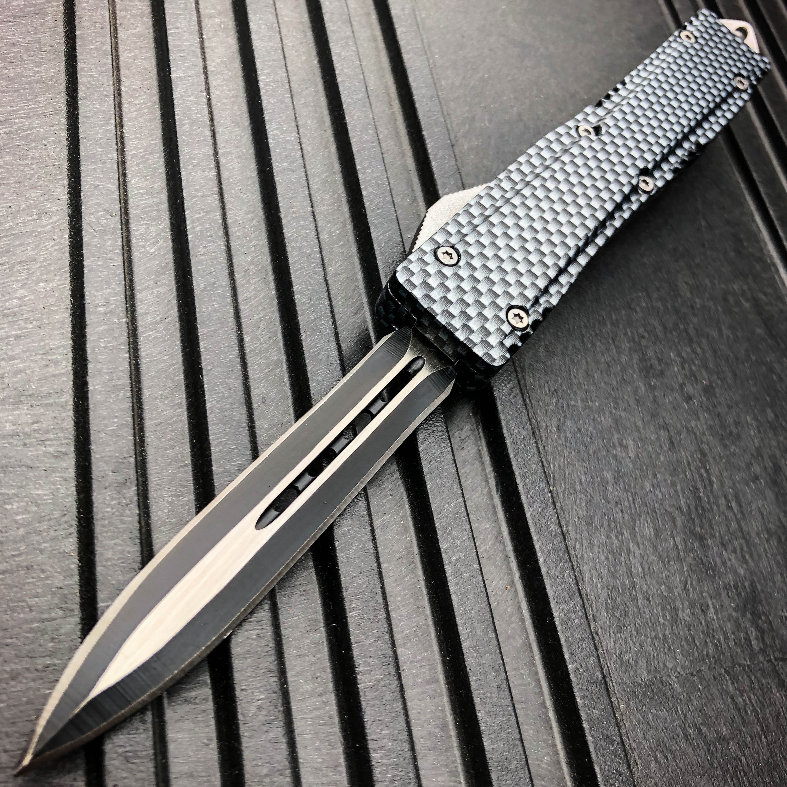 Delta Force Recon Dagger Blade OTF Knife NEW - MEGAKNIFE